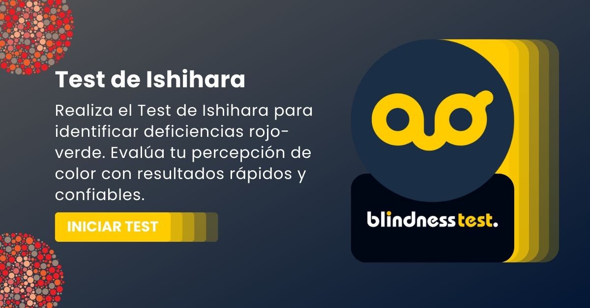 Test de Ishihara - Detecta Rojo-Verde Color