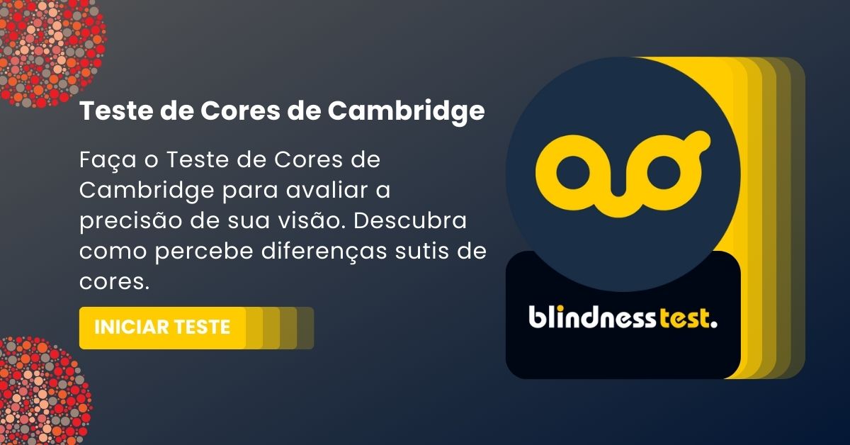 Teste de Cores de Cambridge - Avalie a Precisão Visual